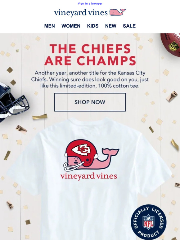 Vineyard Vines: KC, Celebrate Your Back-To-Back Champs! | Milled