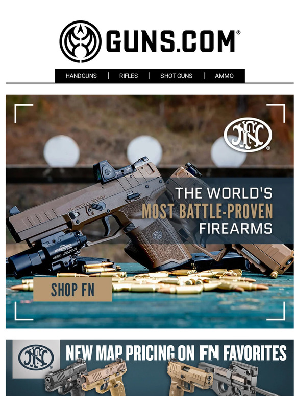 Guns.com: The World's Most Battle-Proven Firearms - SHOP FN NOW! | Milled
