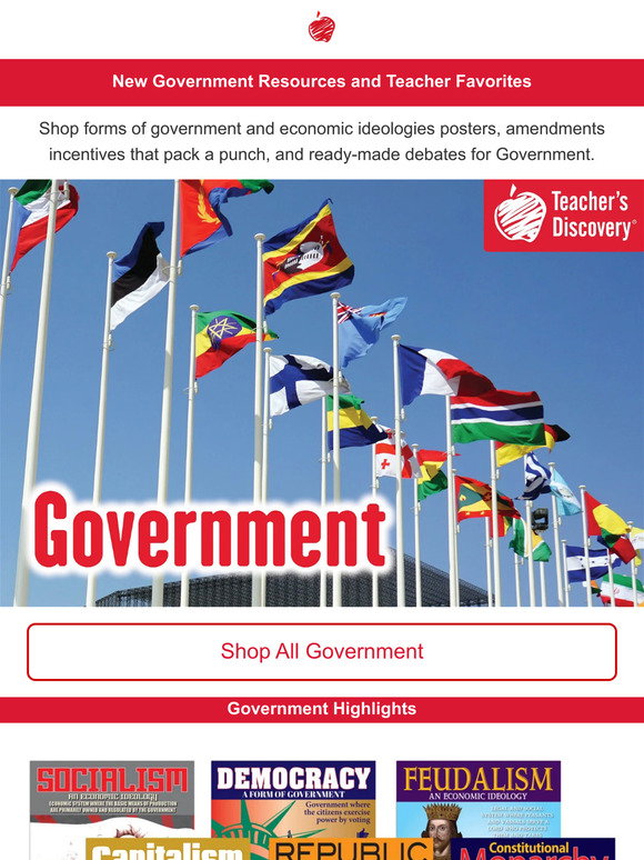 Teacher's Discovery: Government Resources for Spring 2024 | Milled