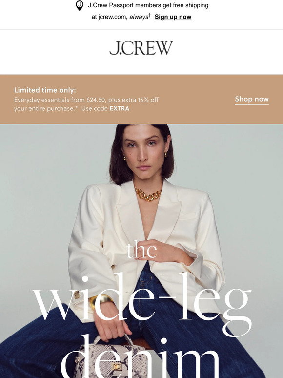J.Crew Email Newsletters: Shop Sales, Discounts, and Coupon Codes