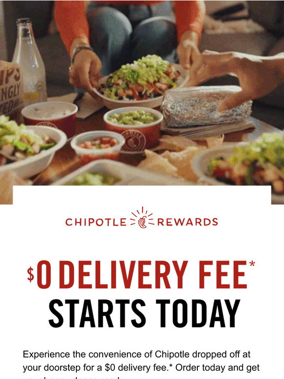 Chipotle: Real, fresh food straight to your door 🌯🚪🚗 | Milled