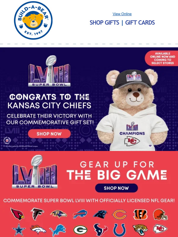 Build-A-Bear: Congrats to the Kansas City Chiefs! | Milled