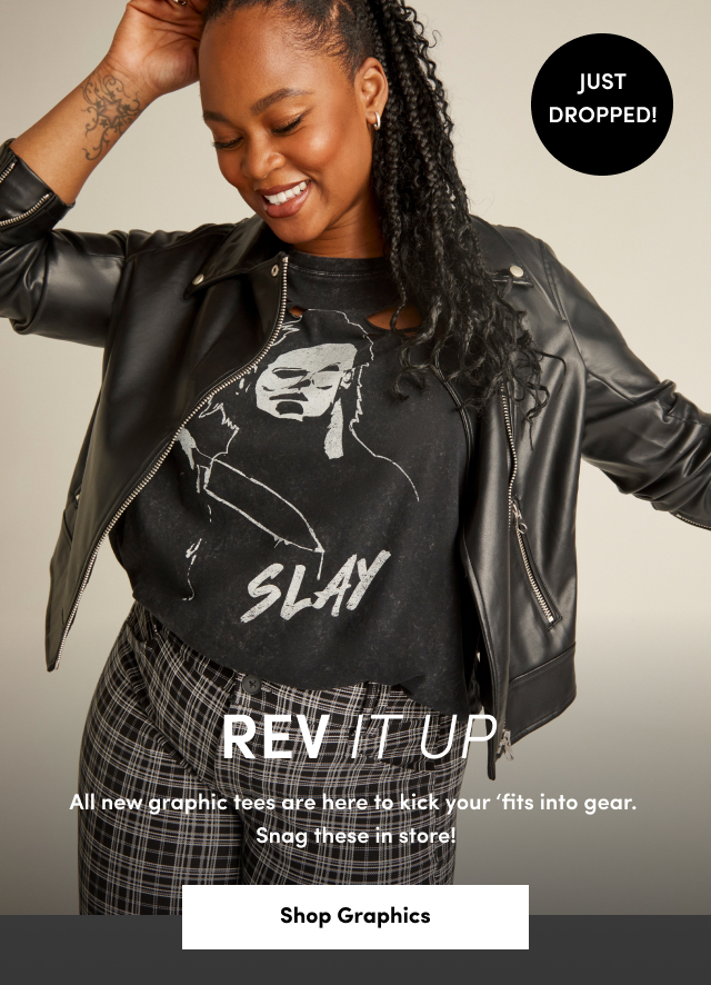Torrid: Rev it up: NEW graphic tees just dropped | Milled