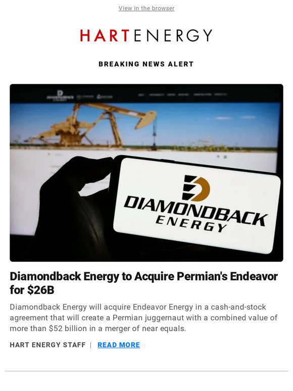 Hart Energy: Breaking News: Diamondback Energy to Acquire Permian's ...