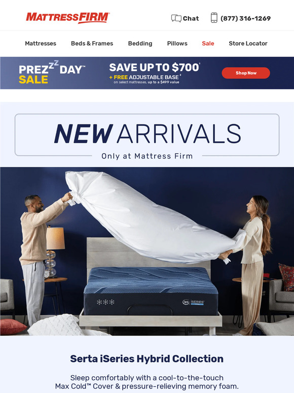 Mattress Firm: The new Serta iSeries Hybrid is available now and it's ...