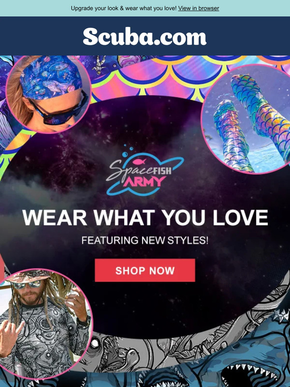 LeisurePro: NEW! Spacefish Army Styles for You | Milled