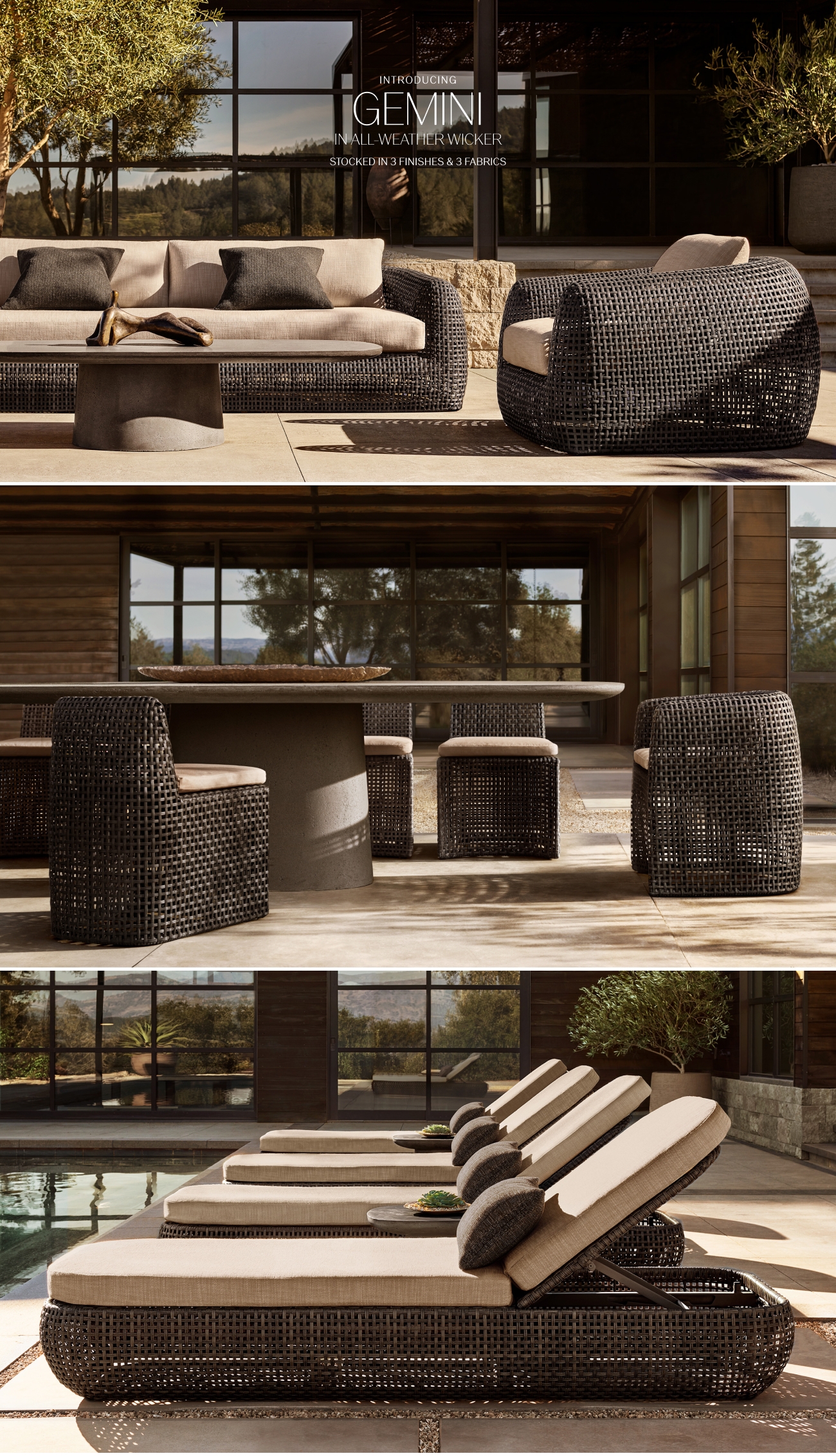 Restoration Hardware: Introducing the Byron Reeded Outdoor Collection ...