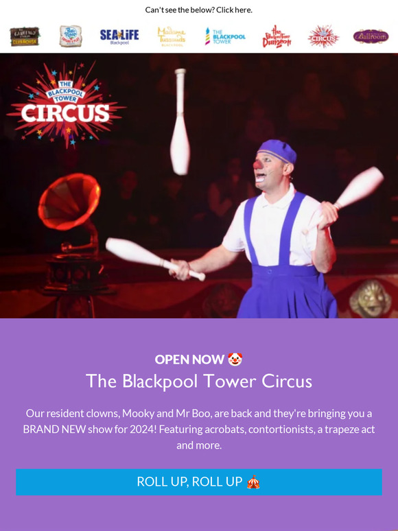 Blackpool Tower: Roll Up, Roll Up! The Blackpool Tower Circus is back ...