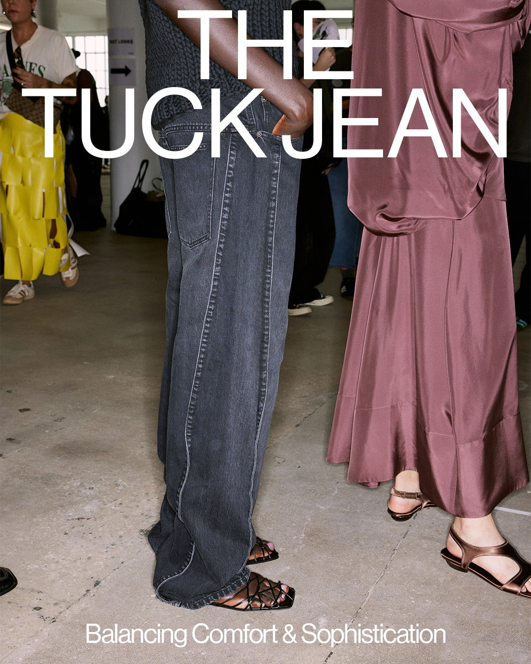 Tibi: The Tuck Jean: Balancing Comfort & Sophistication | Milled