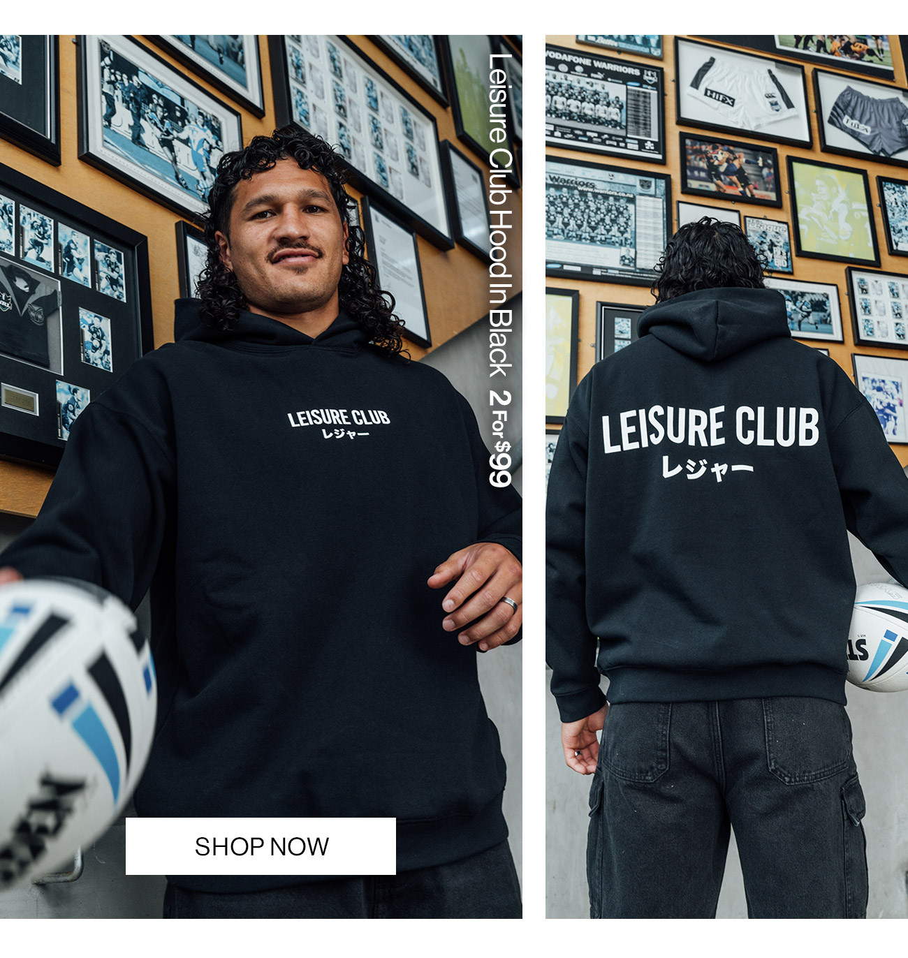 Hallenstein Brothers: Leisure Club X One NZ Warriors | Milled