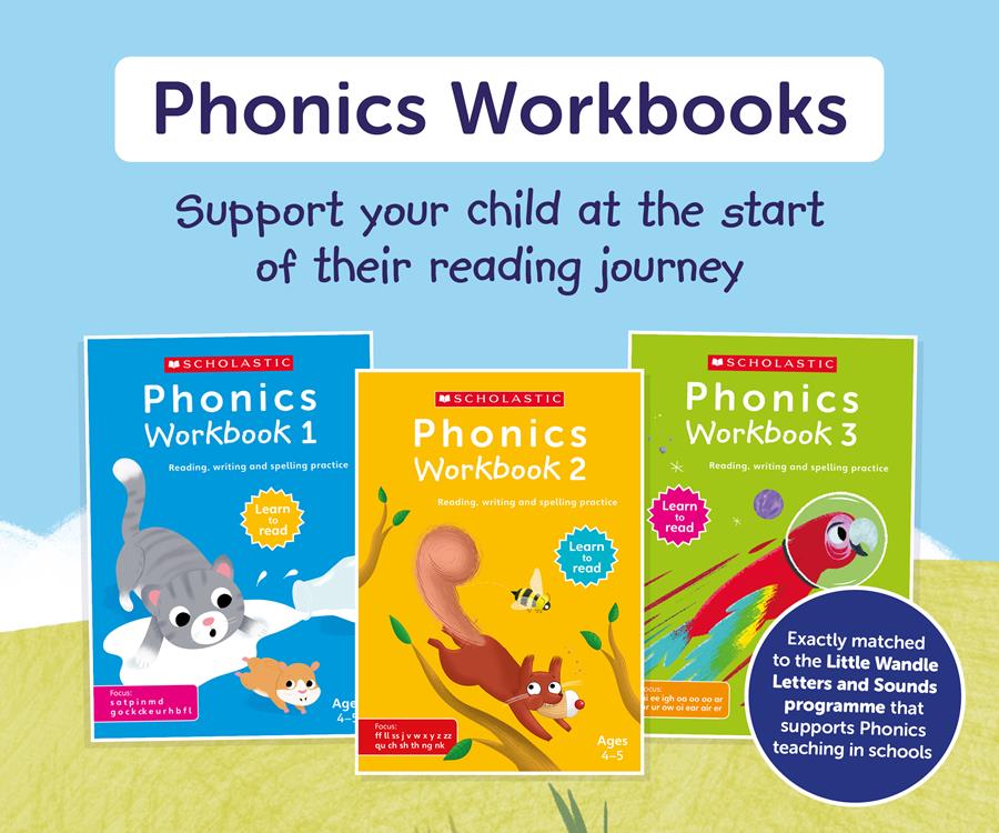Scholastic: Phonics Workbooks | Foster a love of reading together! 📚 ...