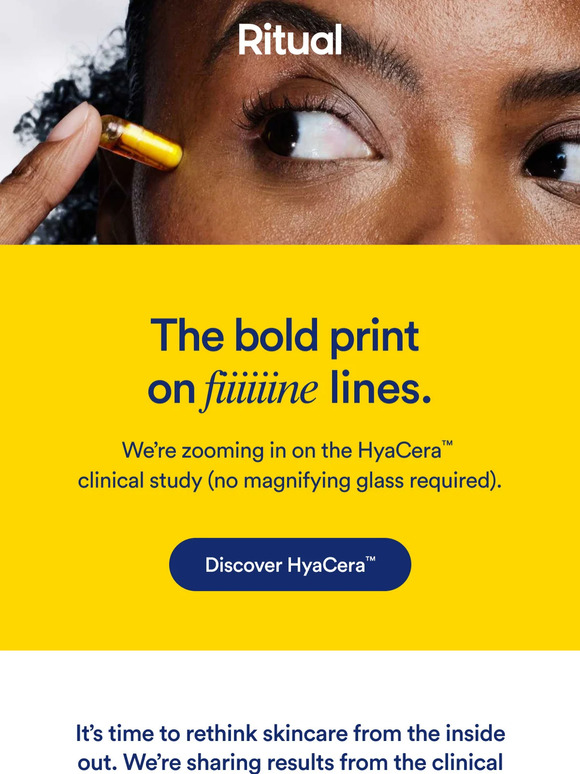 Ritual Email Newsletters: Shop Sales, Discounts, and Coupon Codes