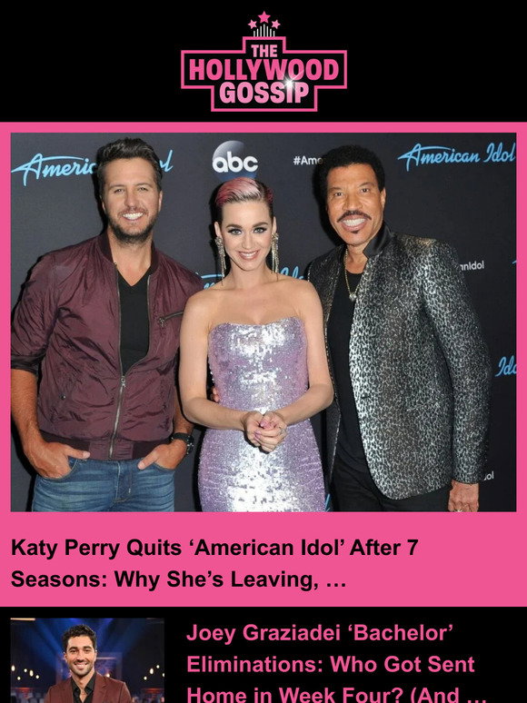 The Hollywood Gossip: Breaking: American Idol Judge QUITS! | Milled