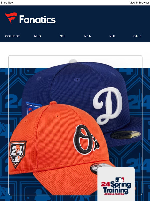 Fanatics: BASEBALL FEVER: MLB Spring Training Gear | Milled