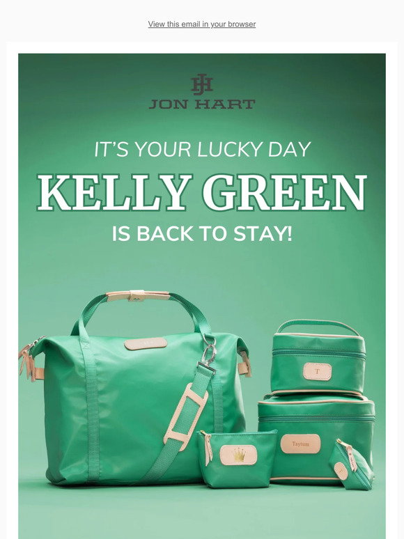 Jon Hart Design: JUST ARRIVED: Kelly Green | Milled