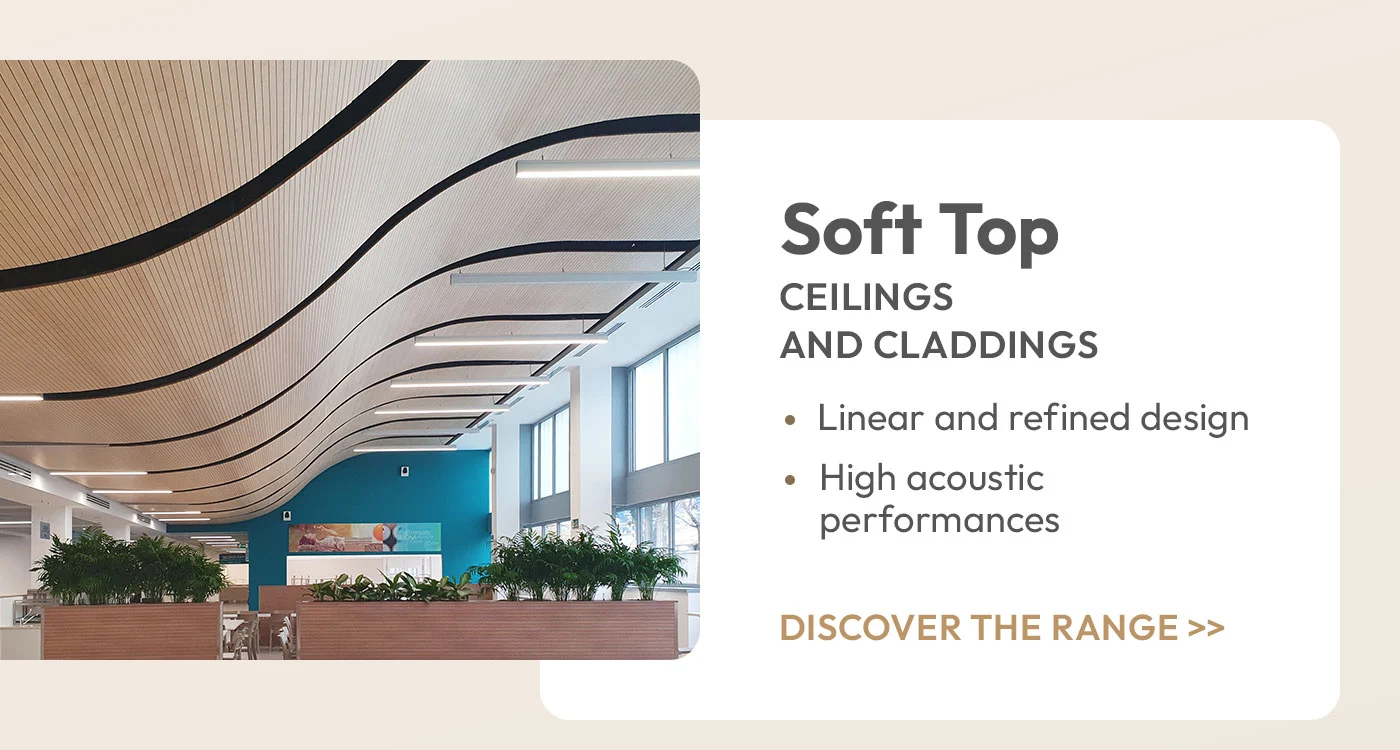 archiproducts: Wood-based acoustic ceilings and claddings by Soft Sound ...