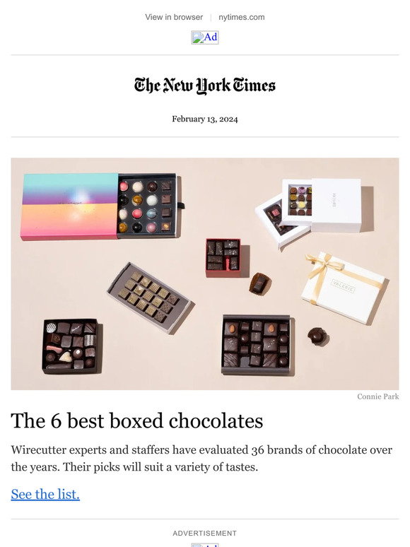 The New York Times Store: The 6 best boxed chocolates of 2024 | Milled