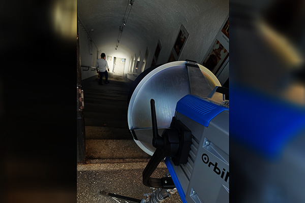 ARRI: Orbiter Beam - brightest full-color LED spot light | Milled