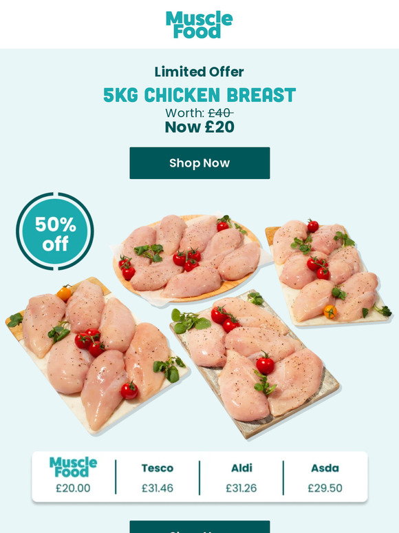Muscle Food: £20 for 5kg of Chicken Breasts 🤯 | Milled