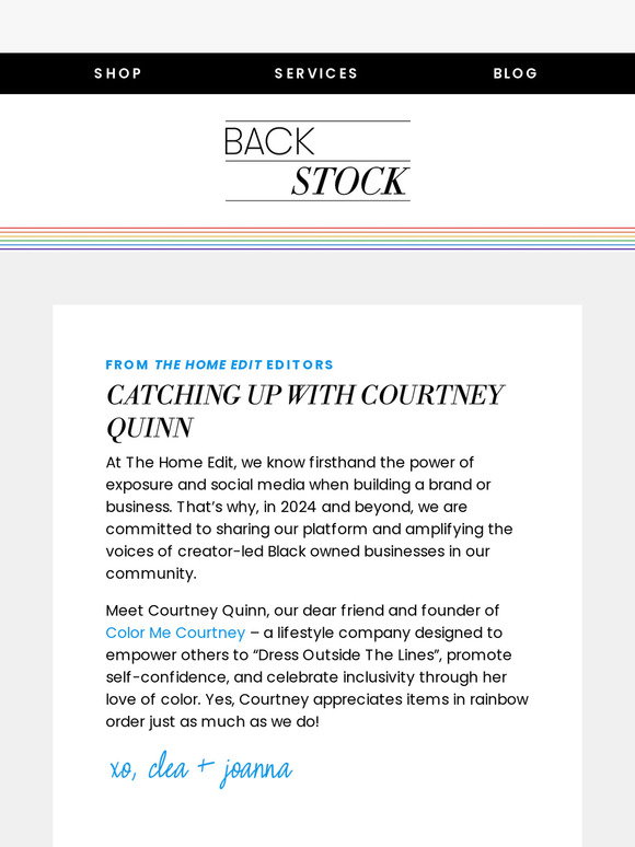 The Home Edit: Catching Up with Color Me Courtney | Milled