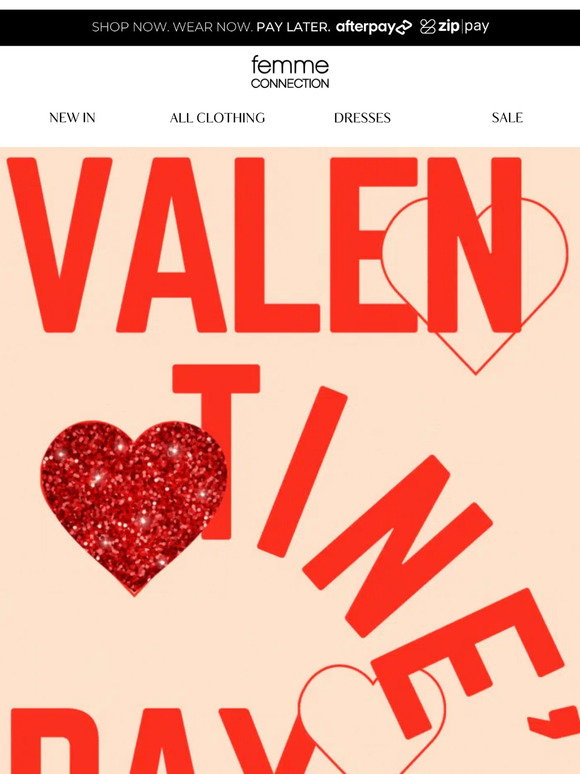 Femme Connection: Happy Valentine's Day! - Take 25% off Everything ...