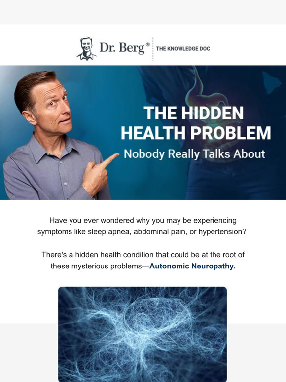 Dr. Berg: 🕵️ The Hidden Health Condition You Should Know | Milled