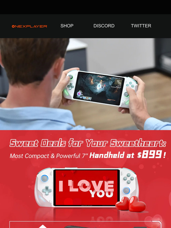 Onexplayer: Love is in the Air... and on Your Screen! Happy Valentine's ...