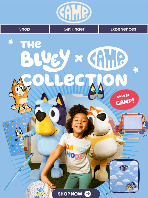 CAMP: Exclusive The Bluey x CAMP Collection | Milled