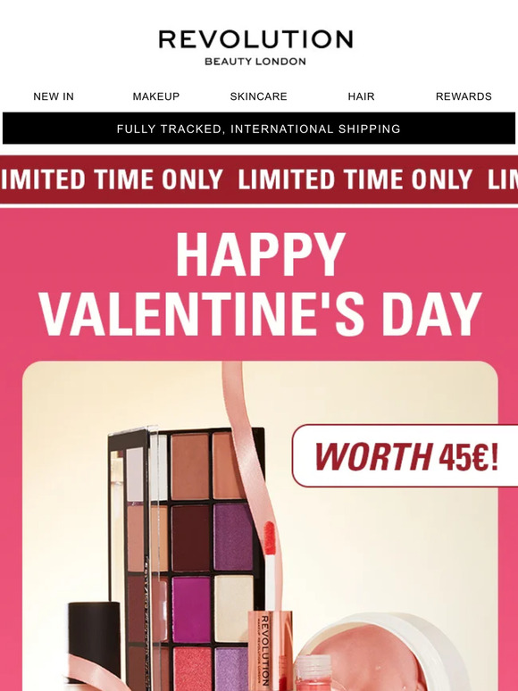 Revolution Beauty: A Valentine’s Day freebie (worth 45€!) 💖 | Milled