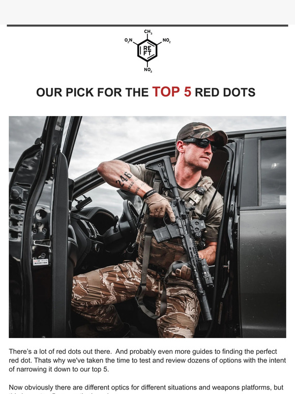 RE Factor Tactical: Top 5 Red Dots of 2024 | Milled