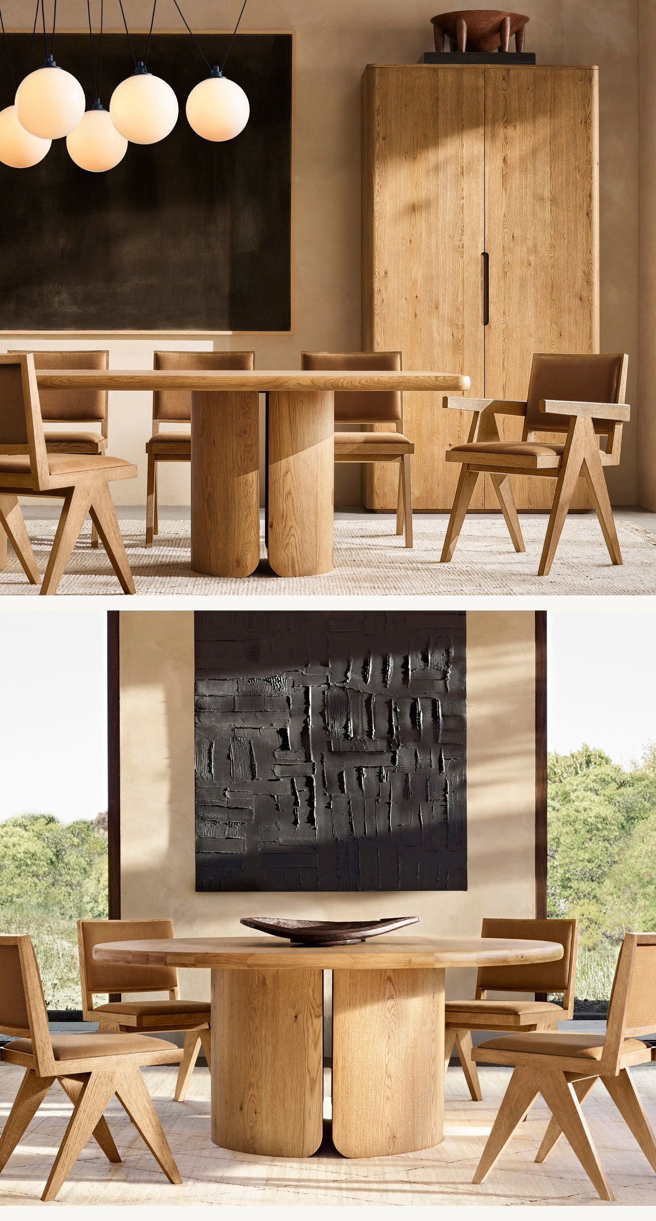 Restoration Hardware: The Madero Oak Collection by Thomas Bina & Ronald ...