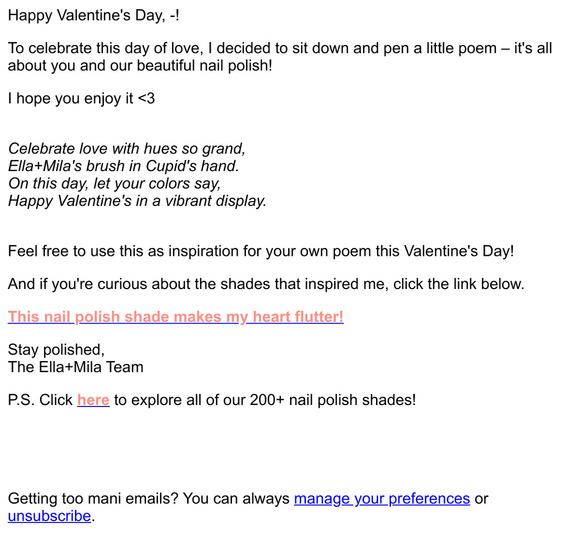 ella+mila: A poem for — 💓 | Milled