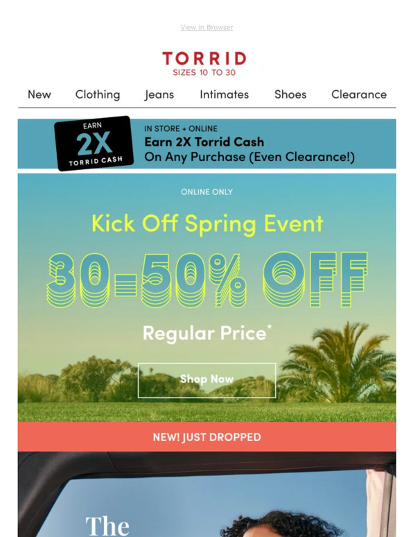 Torrid: Just dropped: the sweetest new tops for spring 💐🌬 | Milled