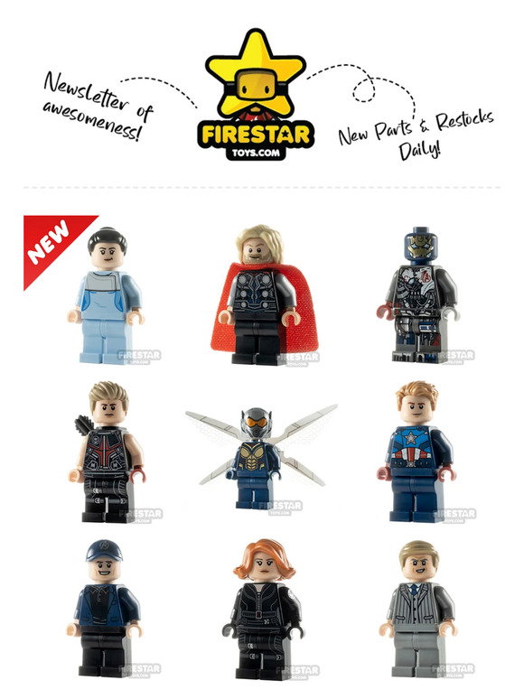 Firestar Toys: Fresh LEGO Minifigures & Cape Restocks In Store 🦸 | Milled