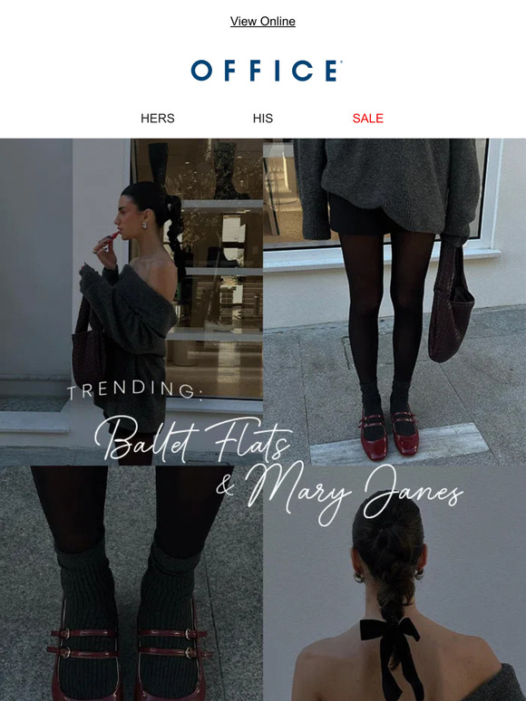 OfficeShoes: Trending: Ballet Flats + Mary Janes 🎀🩰 | Milled