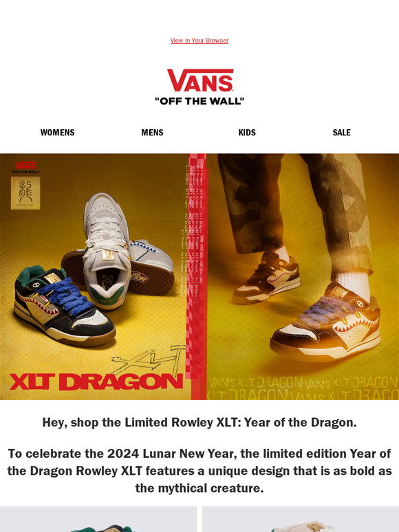 Vans: Limited: The Rowley XLT: Year of the Dragon 🐉 | Milled