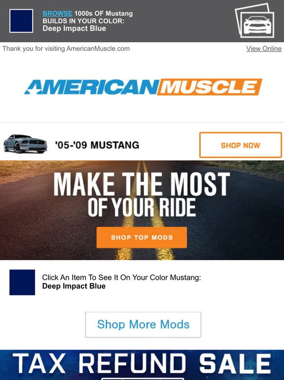 American Muscle: Personalized Recs For Your Mustang | Milled