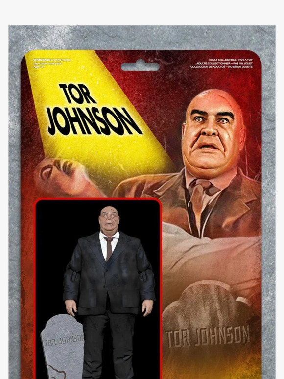 Amok Time: MONSTARZ Tor Johnson action figure IN STOCK NOW! | Milled