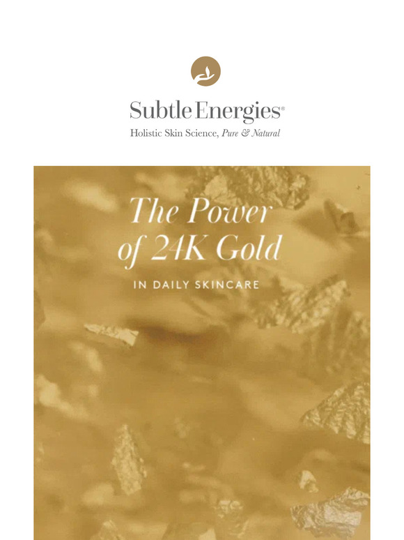 Subtle Energies: The Power of 24K Gold in Daily Skincare | Milled