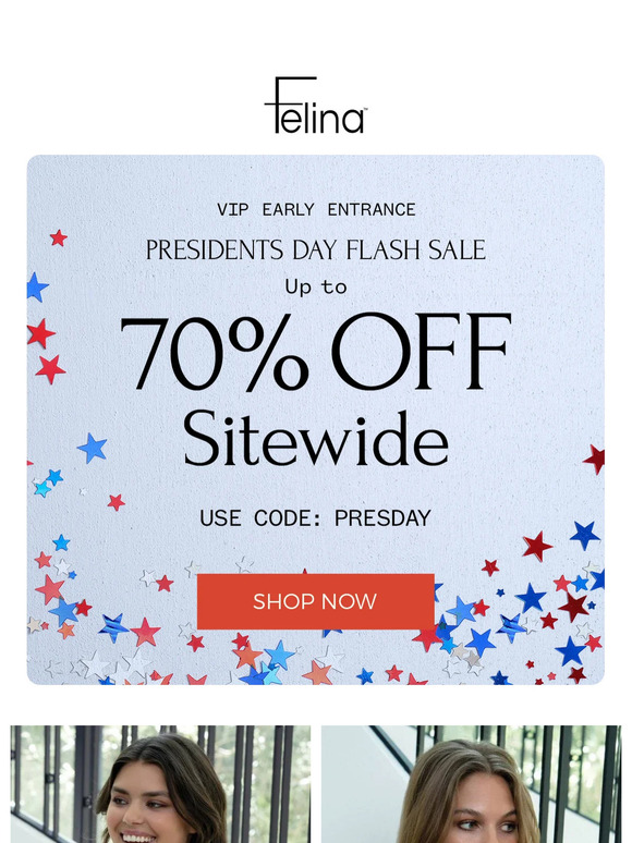 Felina: VIP Access: Up to 𝟳𝟬% 𝗢𝗙𝗙 Sitewide 🇺🇸 | Milled