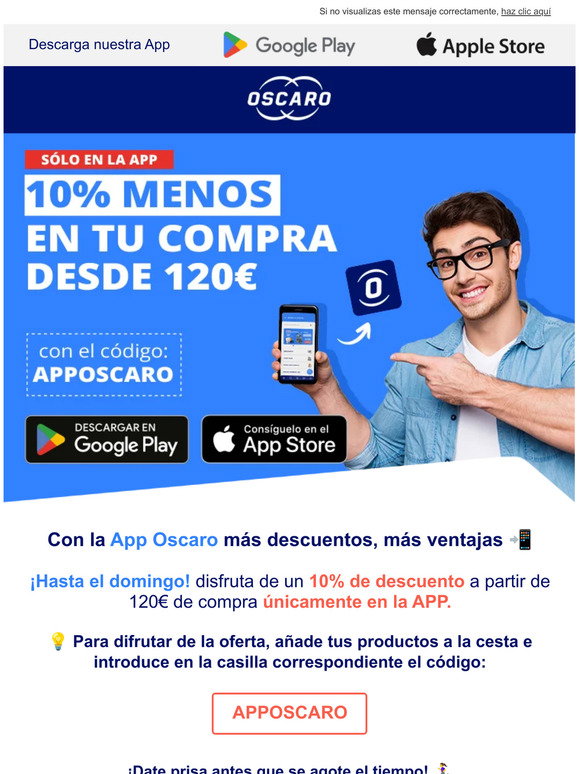 Oscaro: ¿Conoces las ventajas exclusivas de la App Oscaro?📲 | Milled