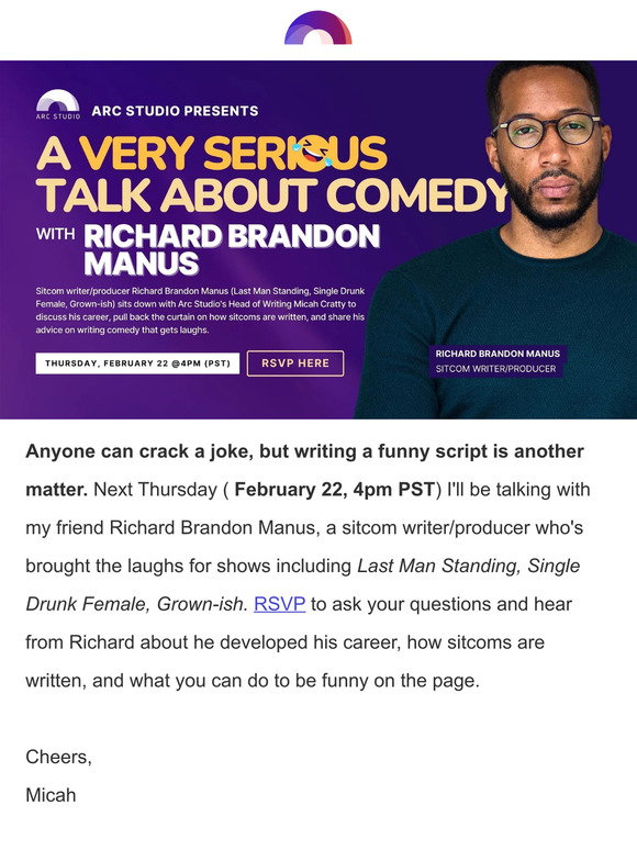 Arc Studio: A very serious talk about comedy | Milled