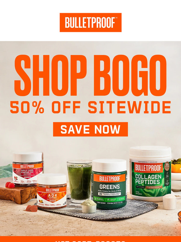 Bulletproof: Last Chance! Code: BOGO50 Expires Soon | Milled