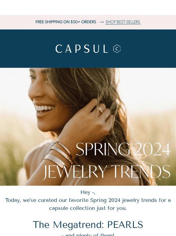 Capsul Jewelry: Jewelry Trends Spring/Summer 2024 🌸 | Milled