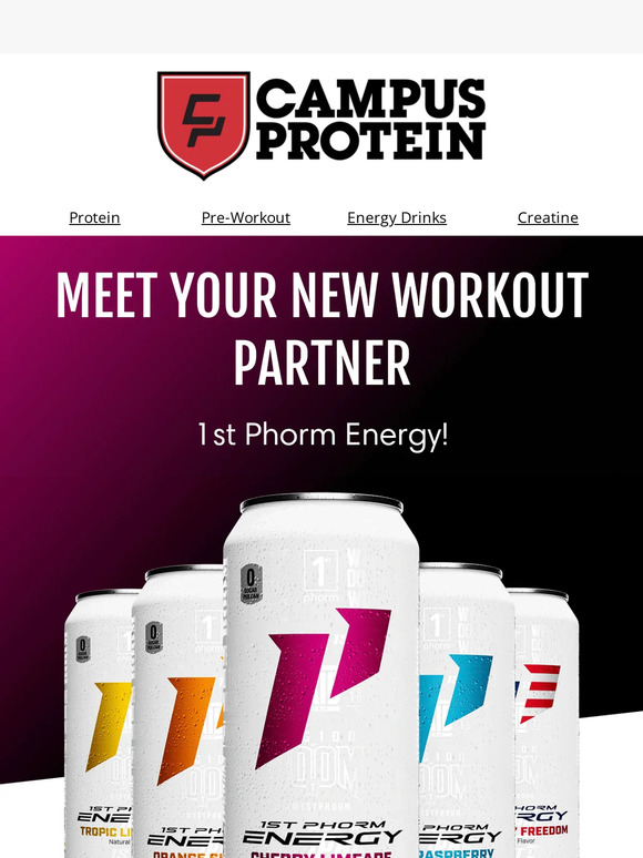 Campus Protein: Power Up with New 1st Phorm Energy Drinks! 🚀 | Milled