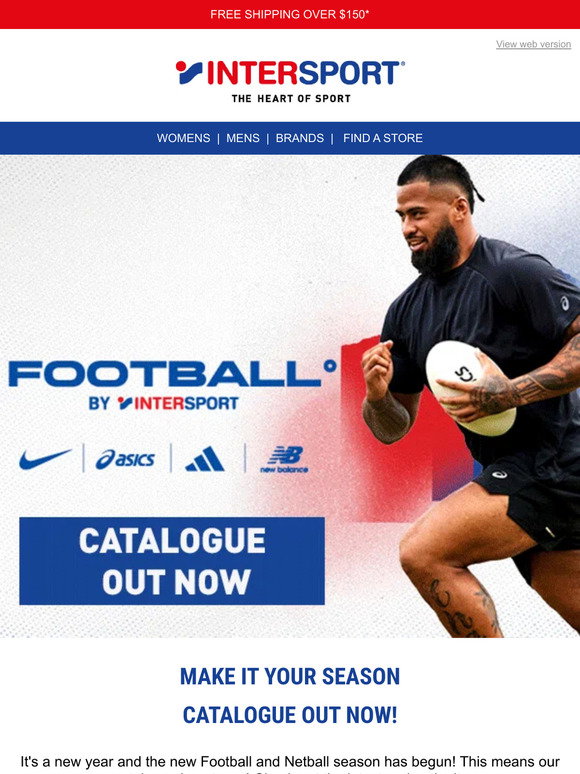 INTERSPORT: Hi —, Make It Your Season: Football & Netball Catalogue Out ...