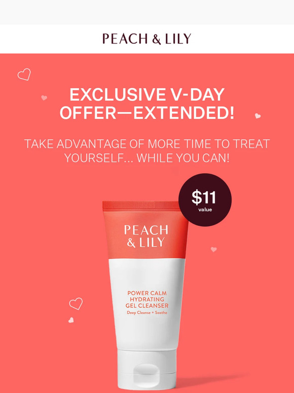 Peach and Lily: Extended one more day! Claim your free gift | Milled