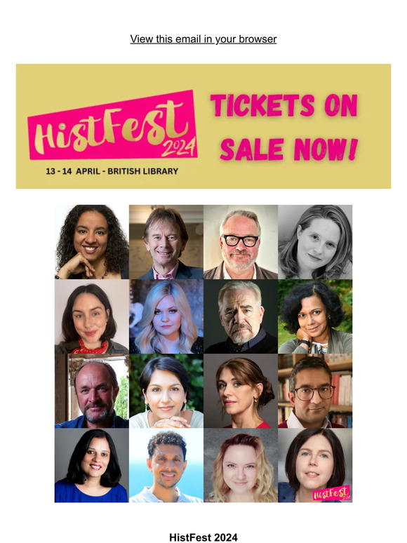 HistFest: HISTFEST 2024 - TICKETS ON SALE NOW! | Milled