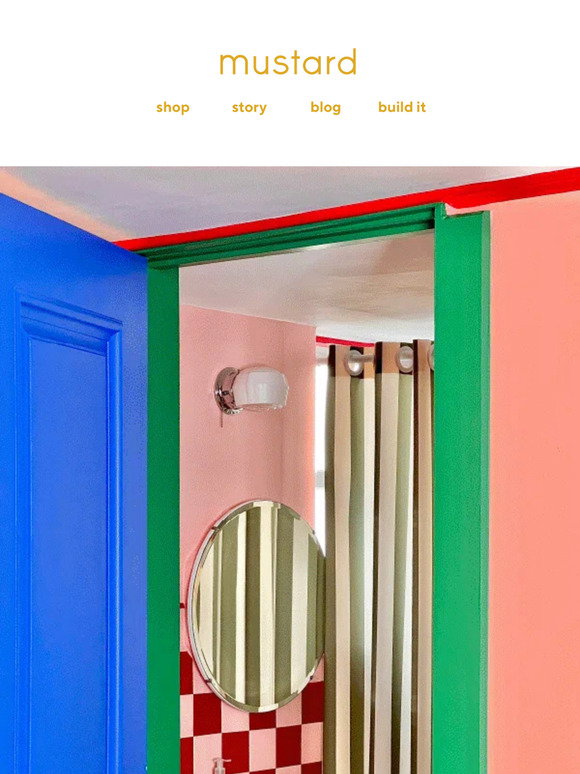 Mustard Made: Our most colourful home tour yet 👀 | Milled