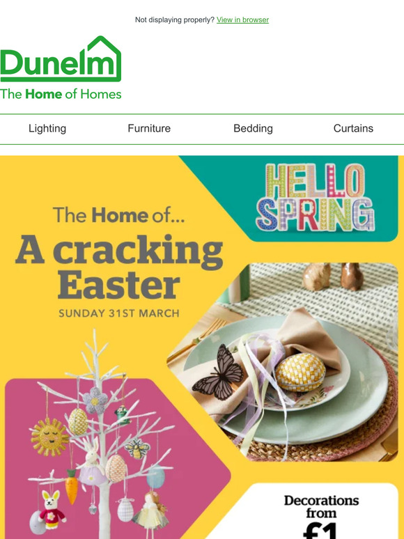 Dunelm: Cracking Easter finds this way 🐣👉 | Milled